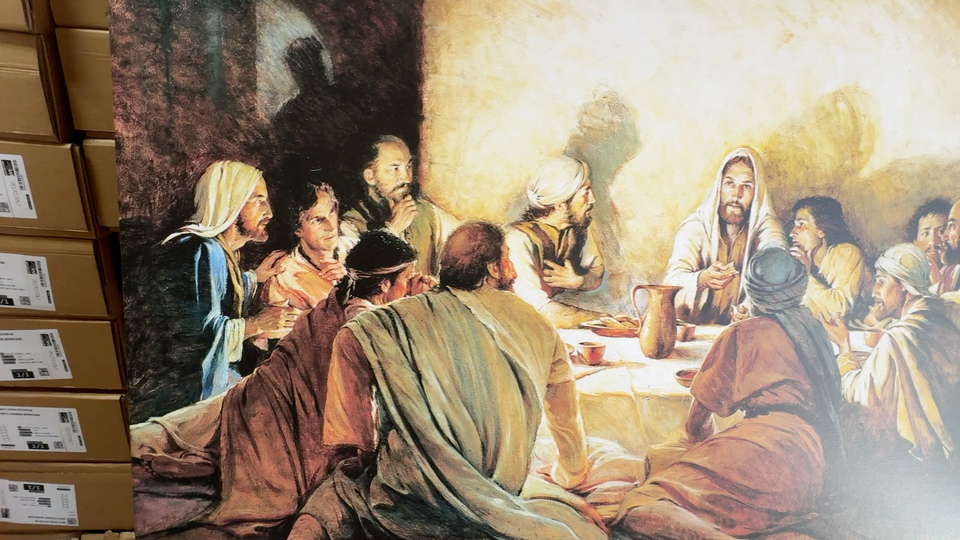 Religious Last Supper of Jesus Christ Canvas Wall Art,Jesus Christ ...