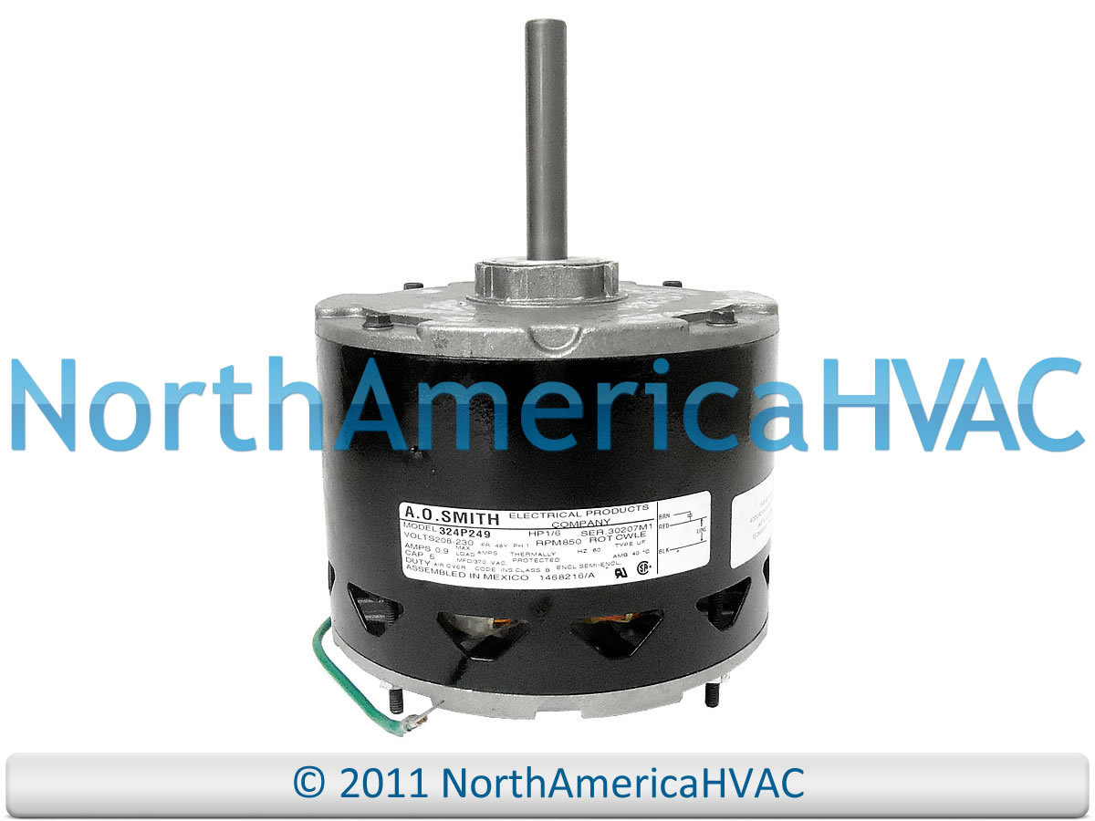 OEM FAN MOTOR 1/6 Replaces York Coleman Luxaire A.O.Smith 324P249 | eBay