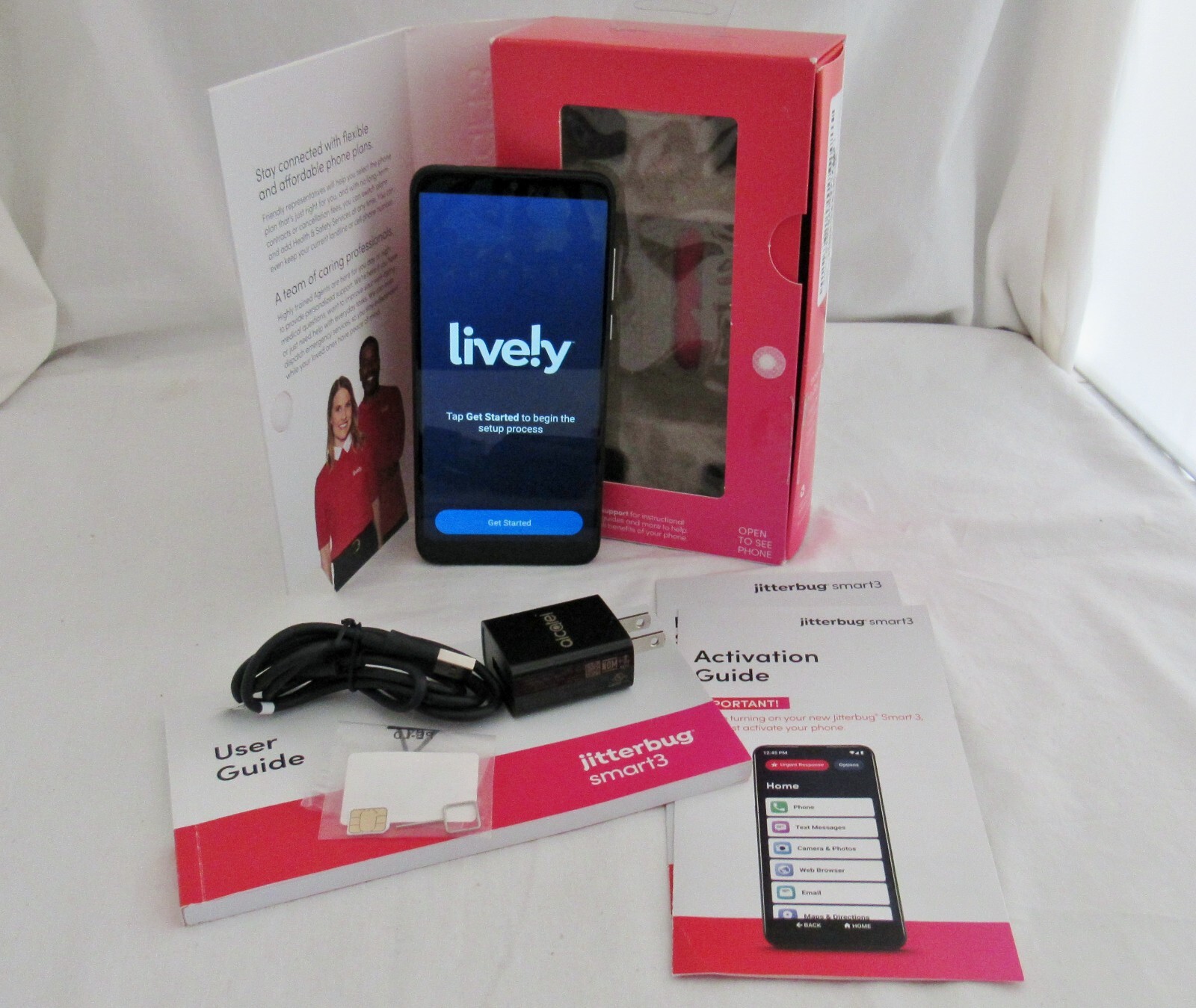 Jitterbug Smart 3 Cell Phone - EXCELLENT Condition (complete in box) | eBay