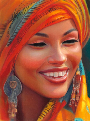 original drawing 30 x 40 cm 21VA artwork pastel modern realism female ...