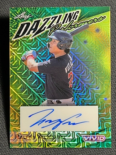 2023 Leaf Vivid GREEN MOJO DAZZLING AUTO Ralphy Velazquez 1/4 | eBay