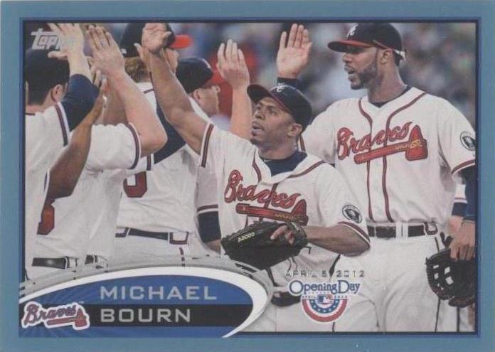 2012 Topps Opening Day - Michael Bourn #184 Blue /2012 for sale online ...