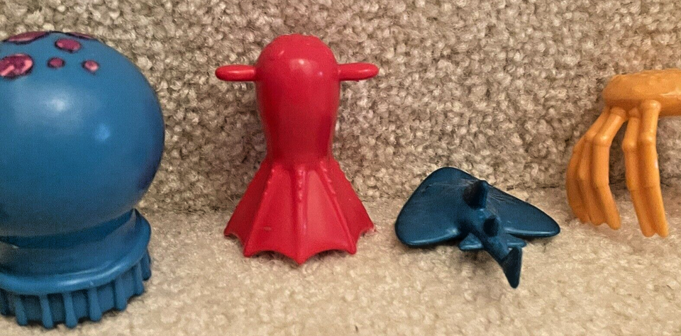 5 Fisher Price Octonauts Sea Creatures Figures Lot Eel Angler Fish Ray ...