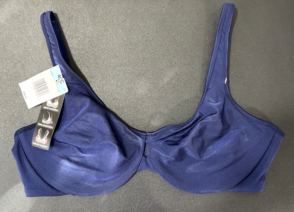 Lilyette by Bali Minimizer Plunge Into Comfort Keyhole Underwire Bra ...