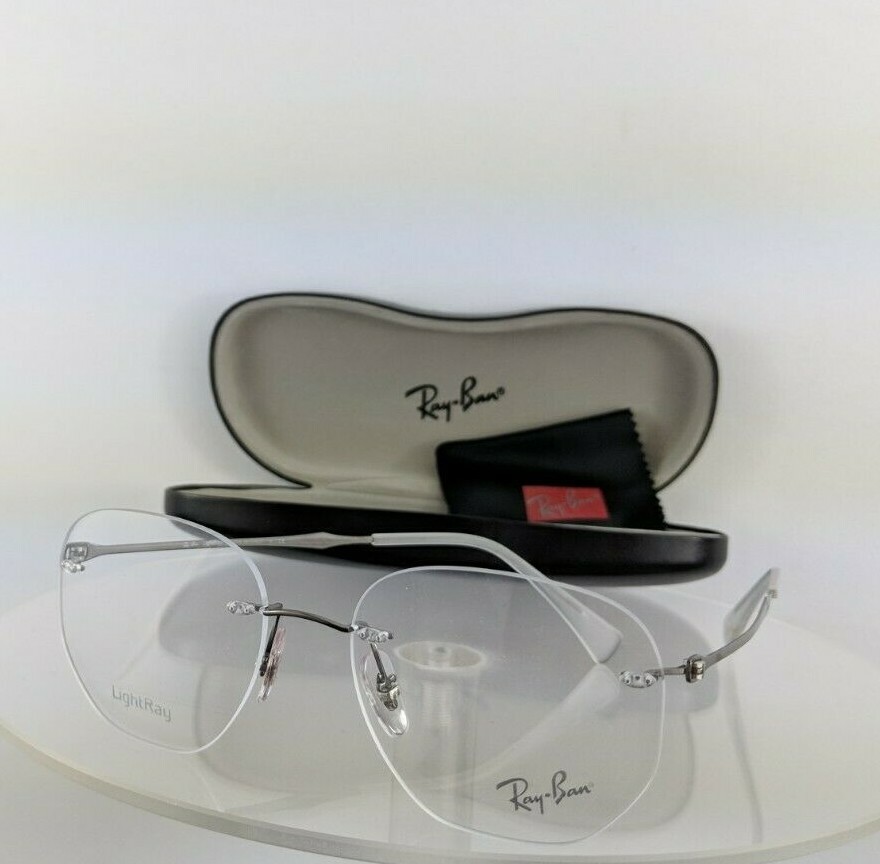 Brand New Authentic Ray Ban Eyeglasses Rb 8754 1000 50Mm Gunmetal Frame ...
