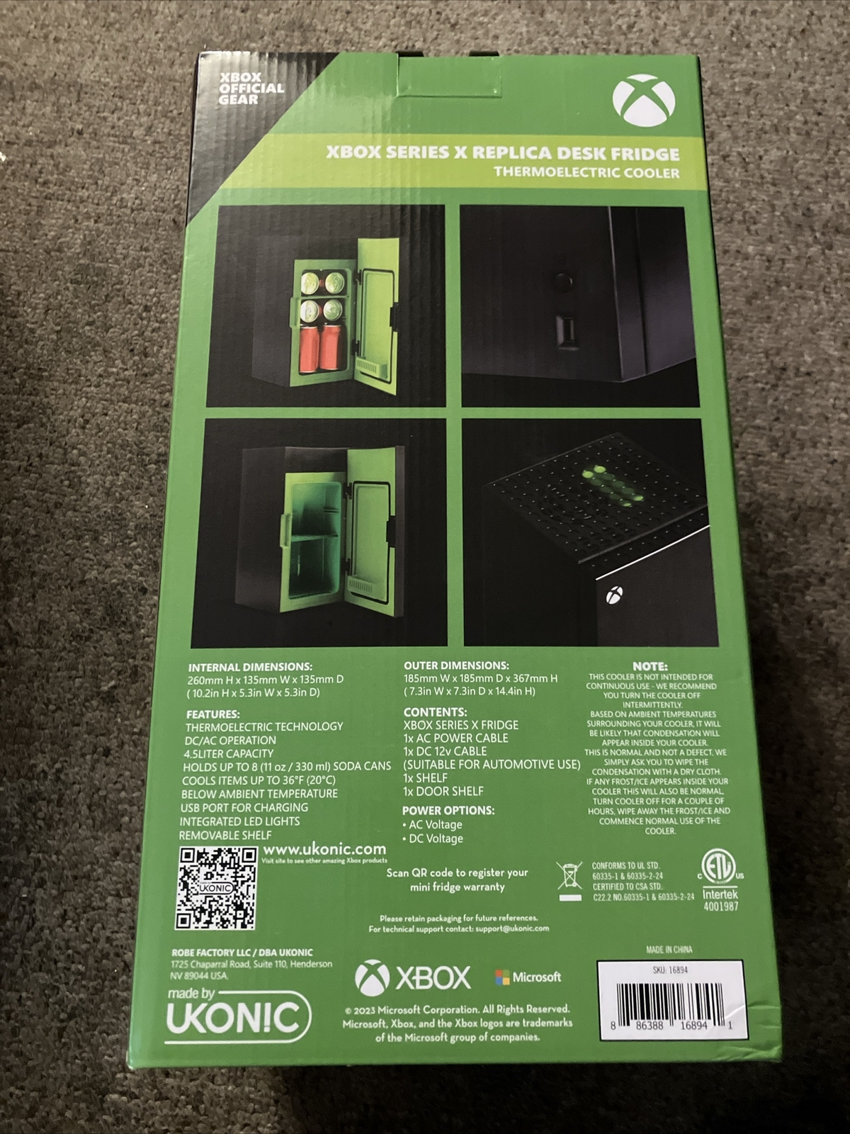 Ukonic Xbox Series X Replica Mini Fridge for sale online | eBay