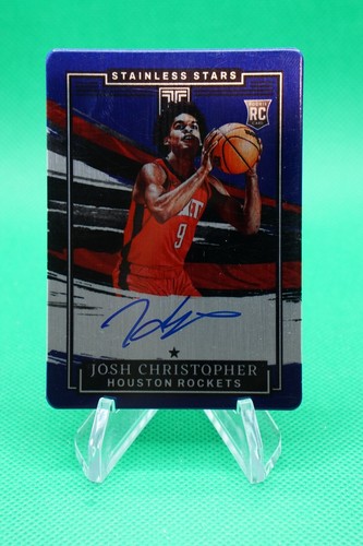 2021-22 Impeccable Stainless Stars Autographs Blue /75 Josh Christopher ...