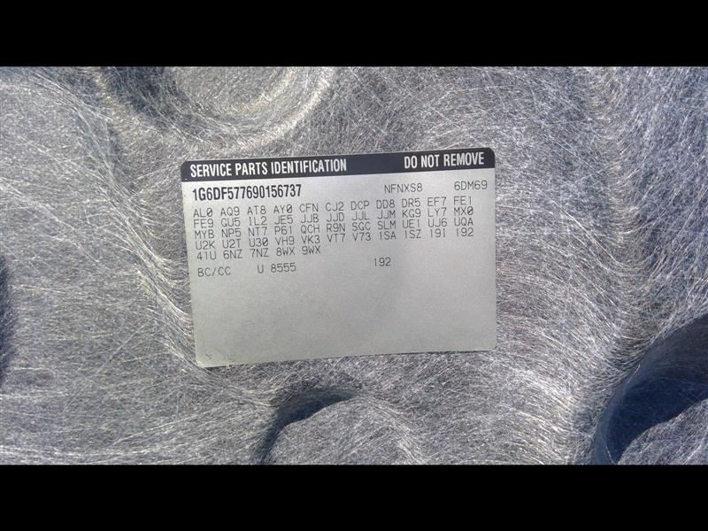 2008-2010 CADILLAC CTS Fuel Tank Sedan Excluding V Series 18 Gal ...