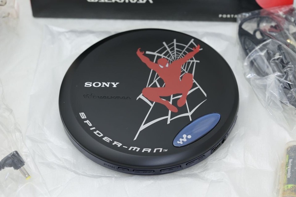 Sony Spider-Man Portable CD Audio Player D-EJ775 Walkman Unused w/ Box ...