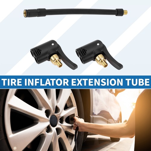 6.30" Car Tire Inflator Extension Tube w/ Undeflatable Air Chuck 0 ...