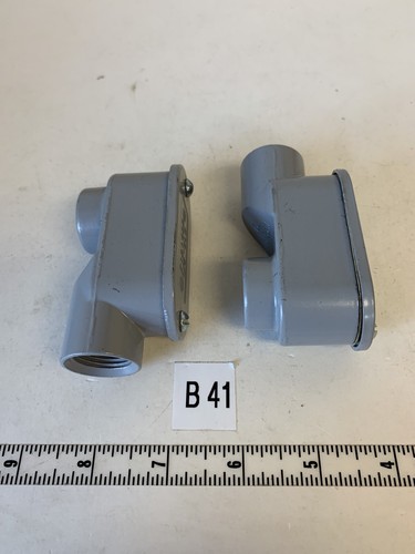 GENERIC PVC CONDUIT BODY E121488 1/2" SLB USED(Lot Of 2) FAST SHIPPING ...