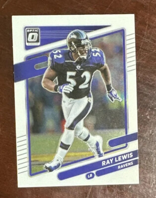 Ray Lewis 2021 Panini Donruss Optic Base Card #131 Baltimore Ravens | eBay