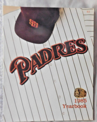 1985 San Diego Padres Yearbook Ex | eBay