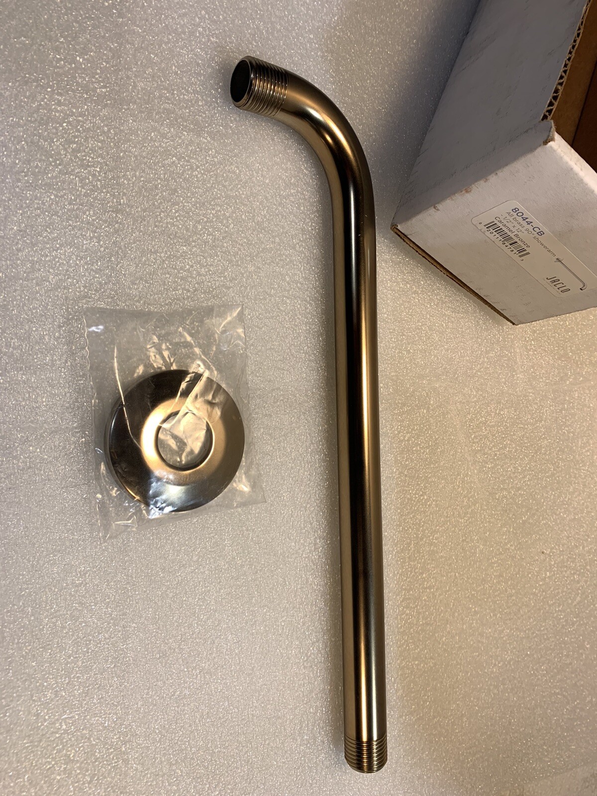 Jaclo+Brass+90+Degree+Shower+arm+w%2FEscutcheon+1%2F2%E2%80%9DX12%E2%80 ...