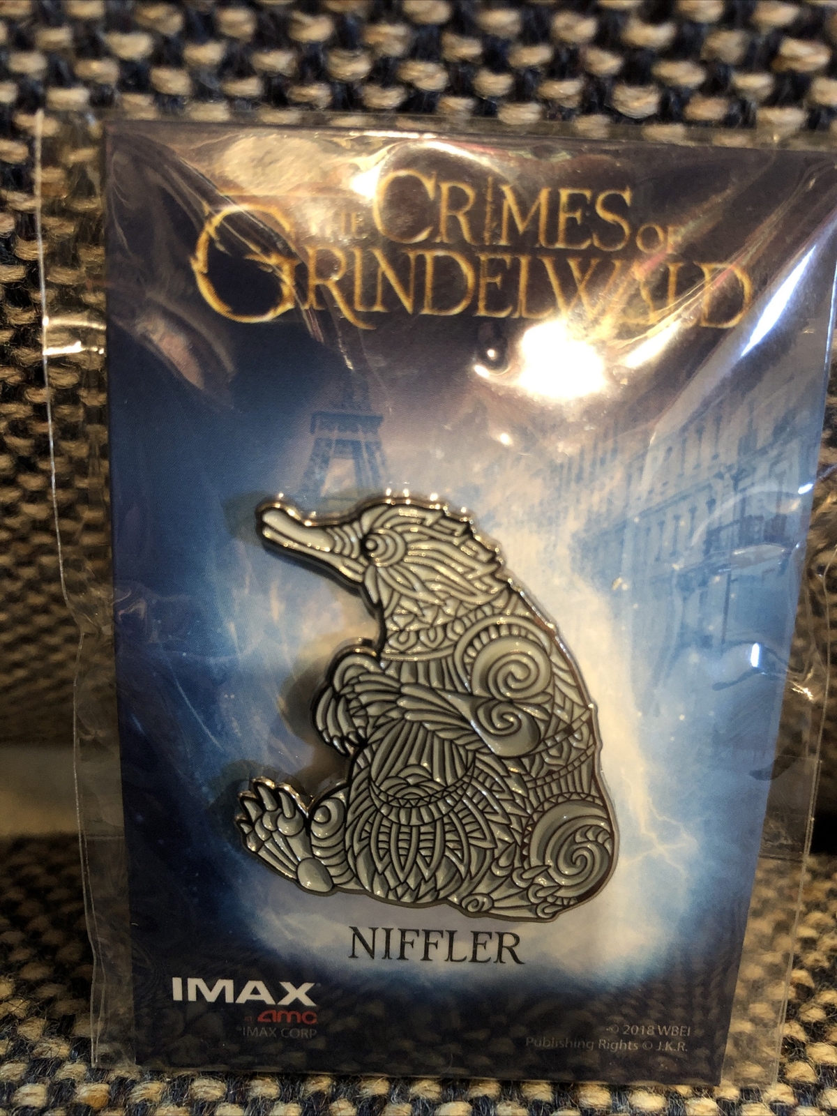 Exclusive Crimes of Grindelwald Fantastic Beasts NIFFLER IMAX AMC pin ...