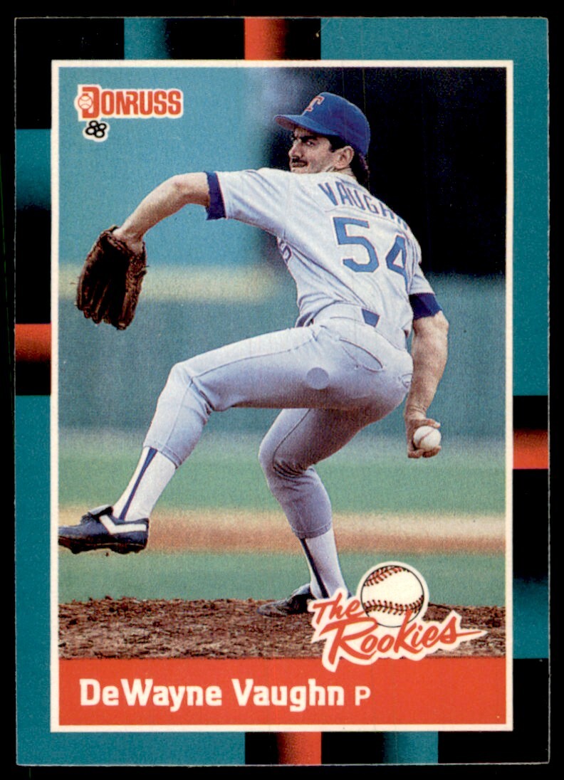 1988 DONRUSS THE ROOKIES DEWAYNE VAUGHN TEXAS RANGERS #25 | eBay