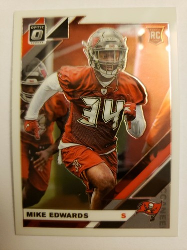MIKE EDWARDS 2019 OPTIC ROOKIE CARD #136. NEW. | eBay
