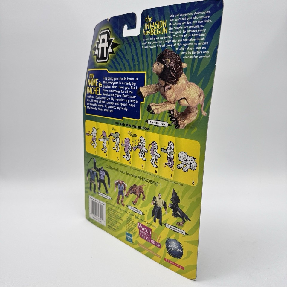 Transformers Deluxe Animorphs Rachel Lion Action Figure Vintage 1998 ...