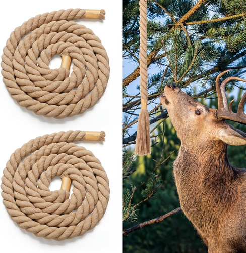 6 Feet Hemp Scrape Ropes Scent Ropes for Deer Hunting Mock Scrape ...