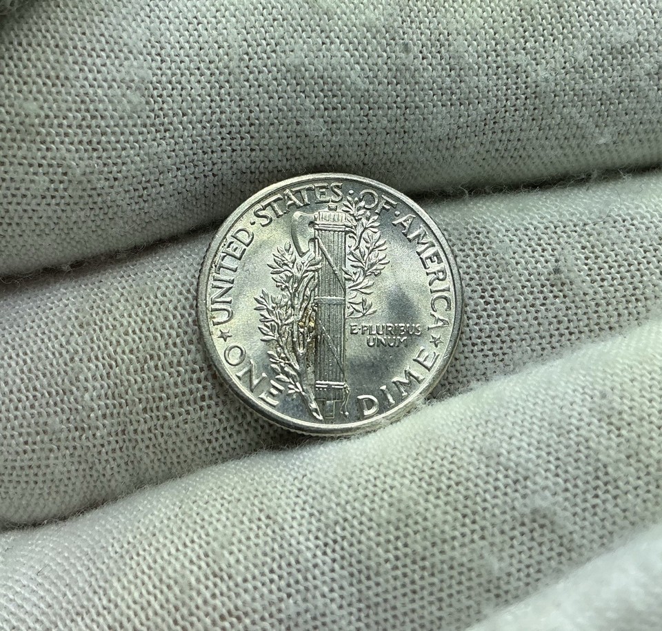 1942-P US Silver Winged Liberty Mercury Dime 10 Cents A369 | eBay