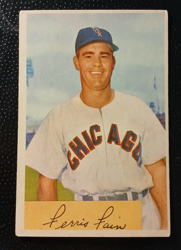1954 - BOWMAN - BASEBALL CARD - FERRIS FAIN - # 214 - A10 | eBay