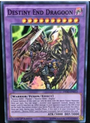 YuGiOh Destiny End Dragoon - DESO-EN013 - Super Rare 1st Ed M/NM x1 ...