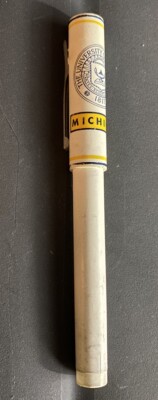 Vintage 1991 MICHIGAN WOLVERINES U of M Seal Pen (Dry Ink) by Imprinted ...