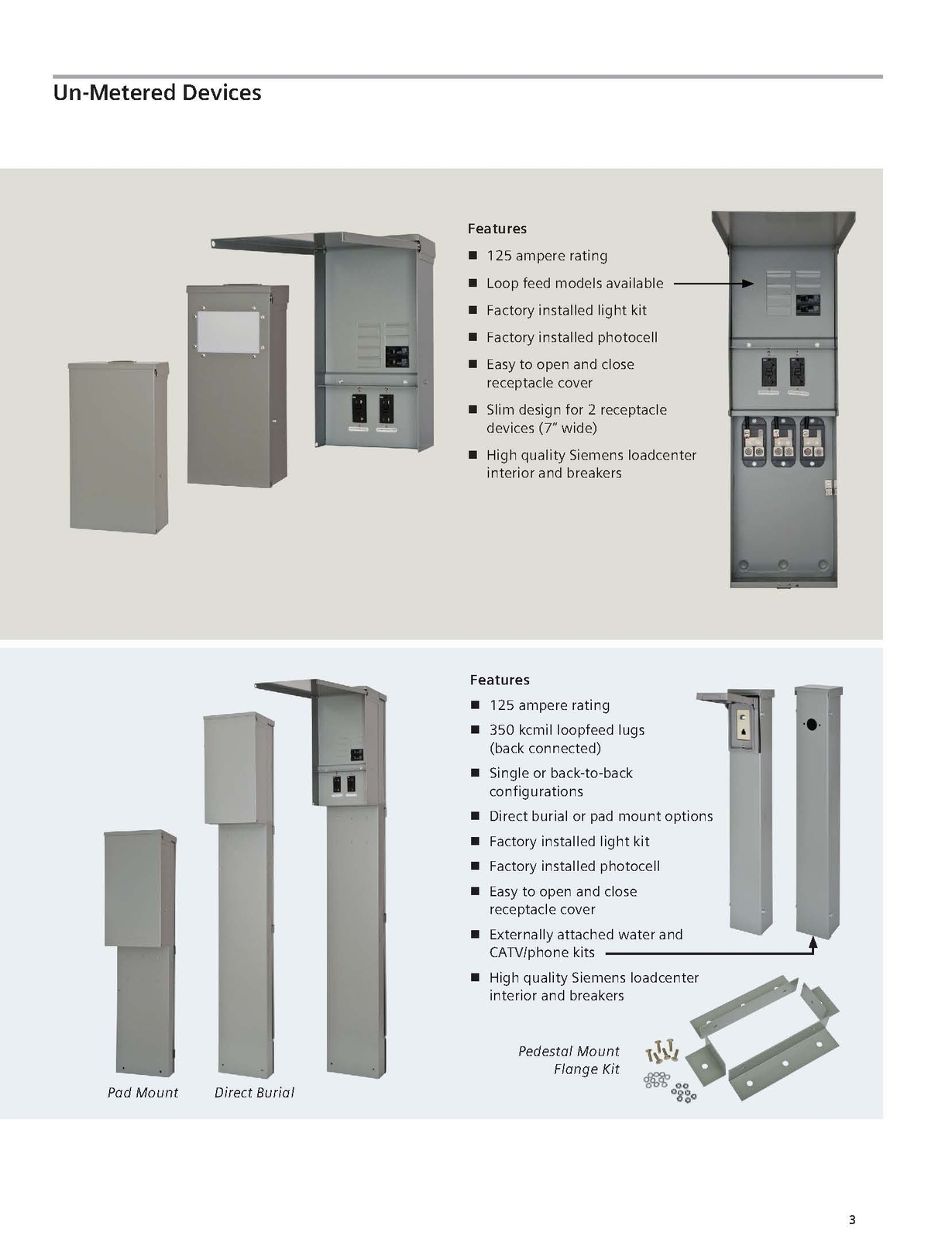 Siemens TL137US Talon Temporary Power Outlet Panel with a 20, 30, and ...