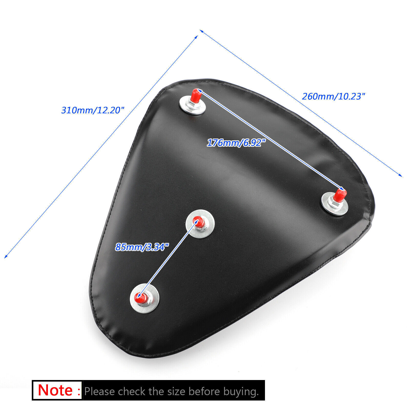 For Seat V Cafe Plaid Motorcycle Solo Yamaha Star Racer Bobber Chopper ...