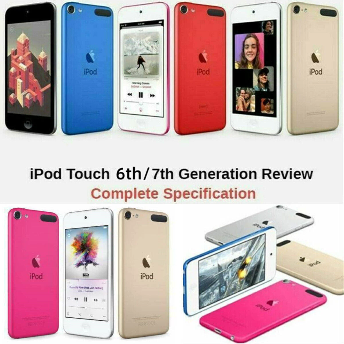 Ipod 6 Colors