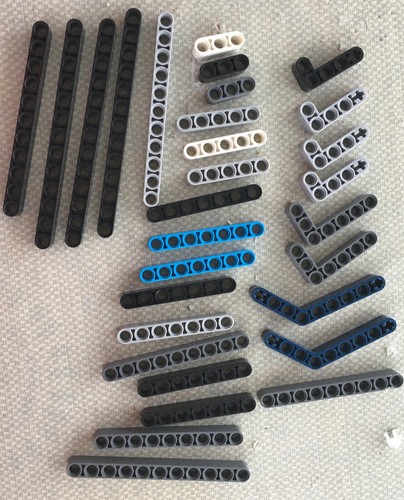 LEGO technic parts liftarm beam 1x11 1x9 1x7 1x5 angled straight Bulk ...