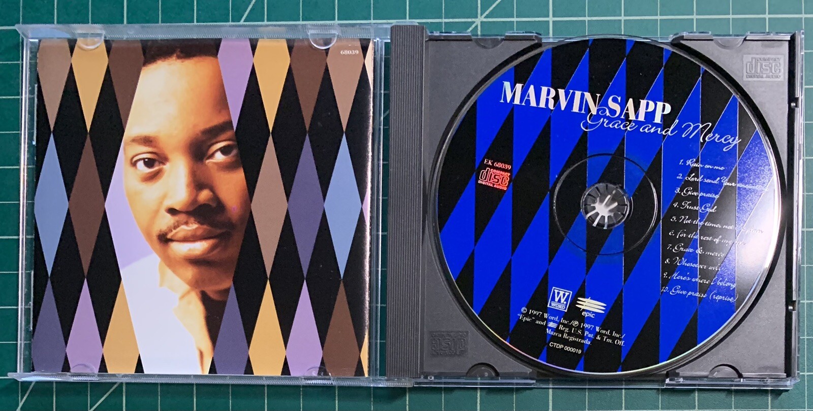 Marvin Sapp Grace & Mercy CD, May-1997, Sony Music Distribution ...