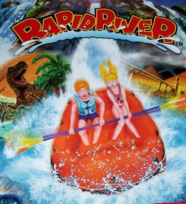 Rapid River Arcade Game Flyer 1997 Original NOS Video Artwork 8.5" x 11 ...