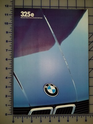 1984 BMW 325e Brochure Folder | eBay