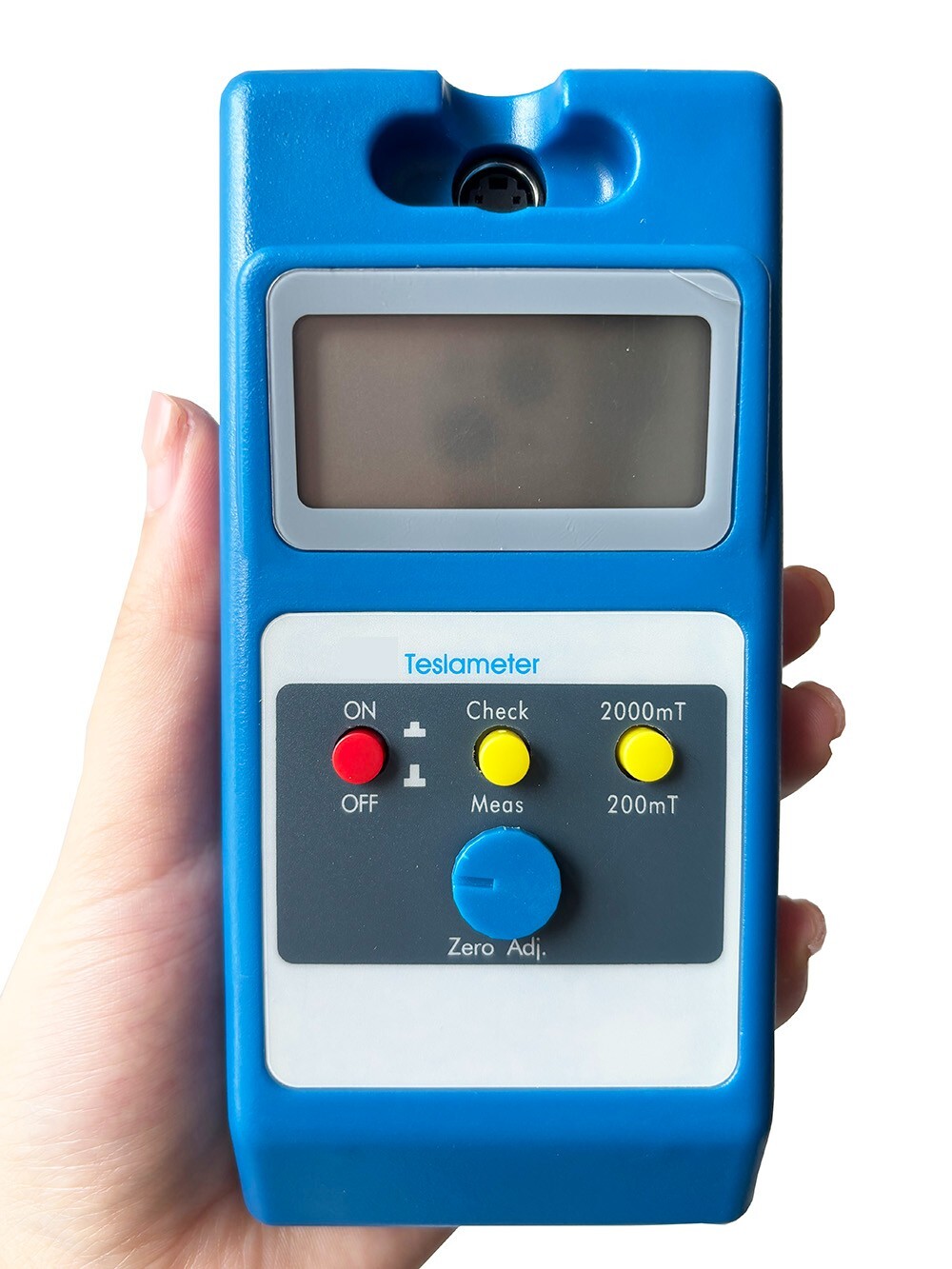 Tesla Meter Digital Gauss Meter Magnetic Strength Tester with 0～200mT 0 ...