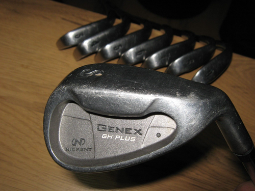 Nickent Golf GENEX GH PLUS Black Dot Iron Set 3-SW Right Hand Steel ...
