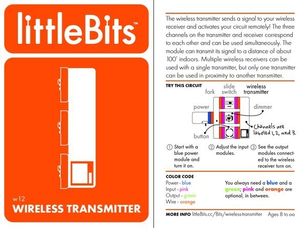 littleBits - Wireless Transmitter | eBay