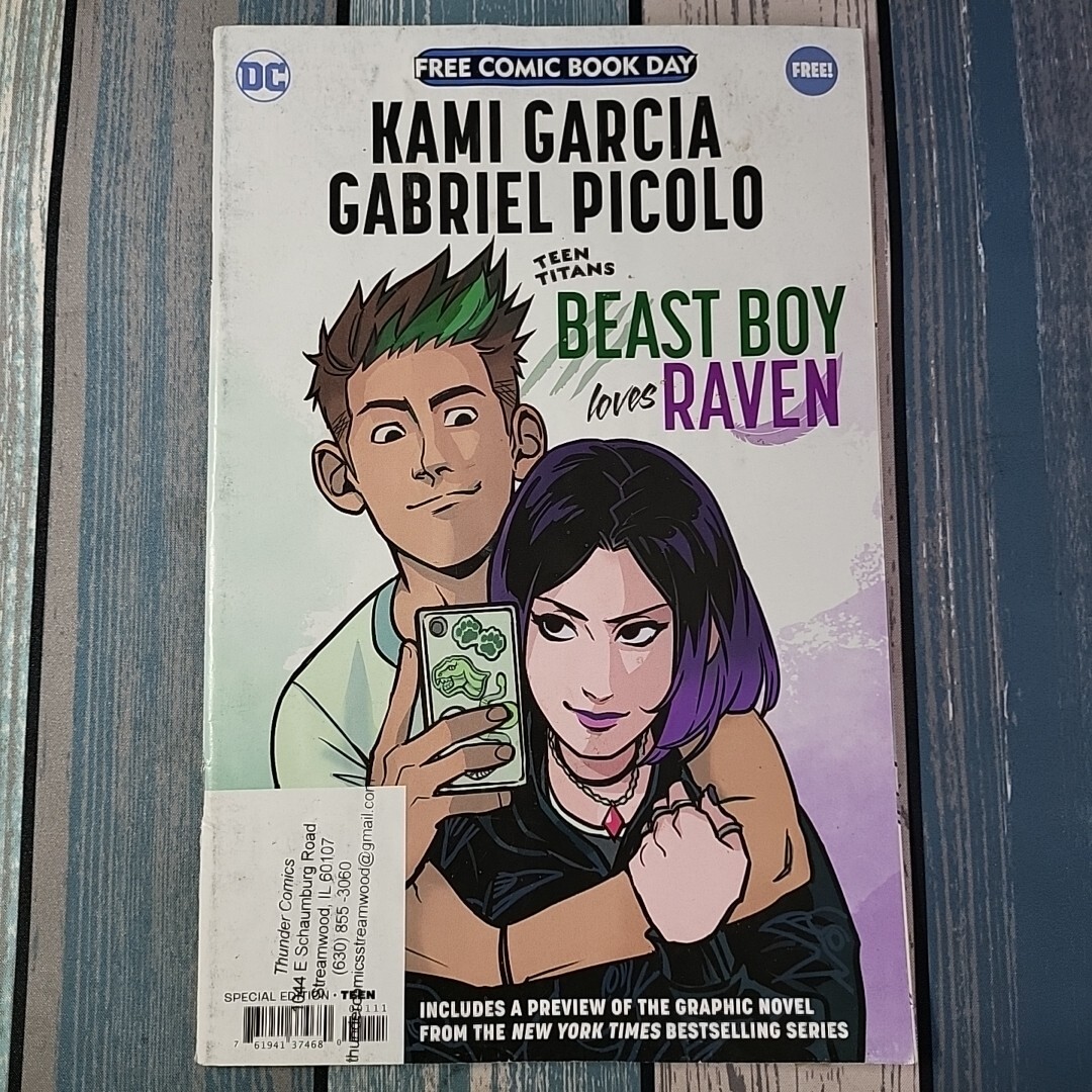 Teen Titans: Beast Boy Loves Raven by Kami Garcia Gabriel Picolo COMIC ...
