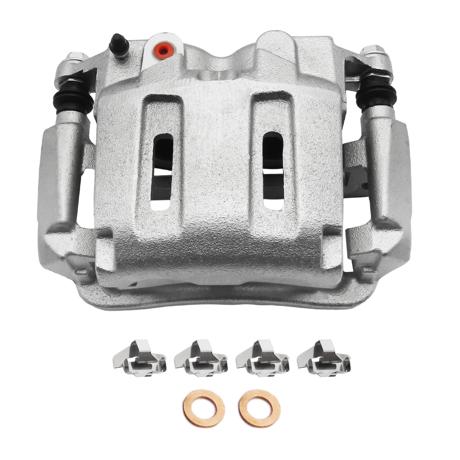 Set(2) Front Side Brake Calipers w/Bracket For 05-12 Ford F-250 F-350 ...