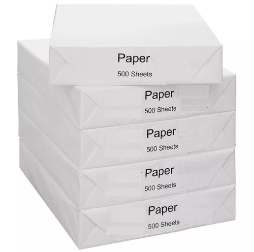 A4 WHITE PAPER PRINTER COPIER 1 2 3 4 5 REAMS OF 500 SHEETS PHOTOCOPY ...