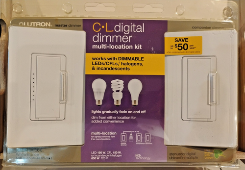 CFL/LED/Halogen/Incandescent - Digital Dimmer Multi Location Kit | eBay