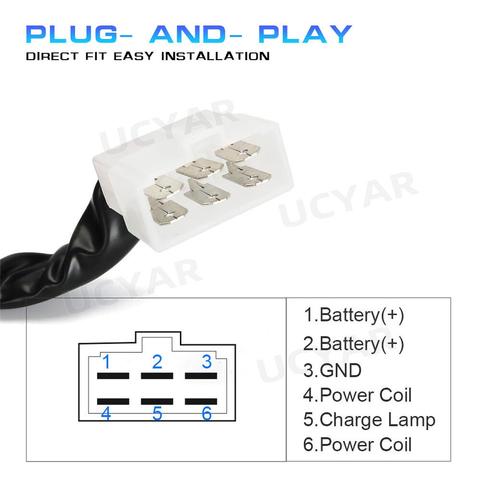 Regulator Rectifier SH748AA 32105-Z6L-0001 For Honda GX620 GX630 GX670 ...