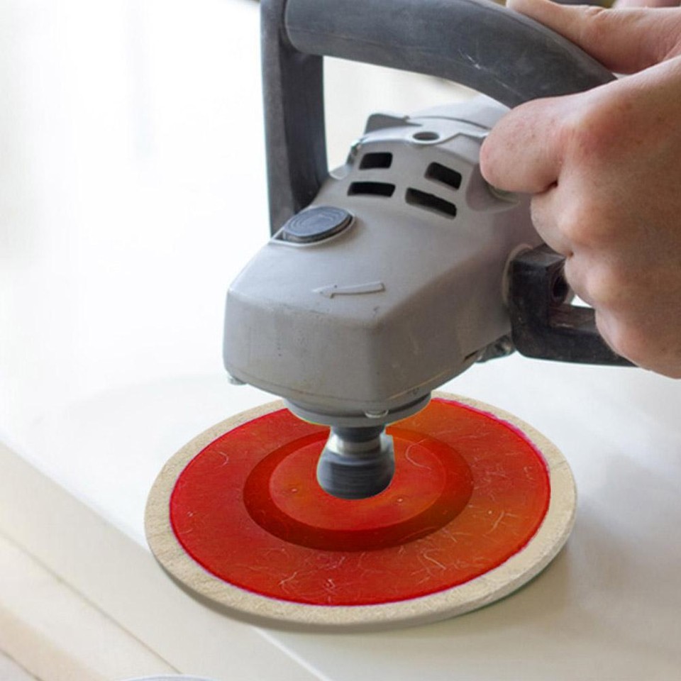 10Pcs Wool Buffing Angle Grinder Wheel Felt Polishing Disc Pad Kit 80mm ...