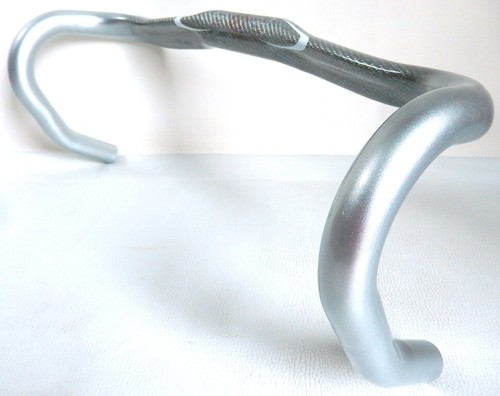 Gancio Strada Carbonio Grigio Larghezza 44 - 42 Asse - Per Manubrio 31. ...