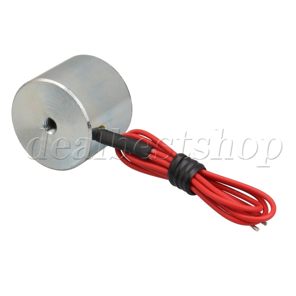 9V DC Electric Lifting Magnet Holding Electromagnet Lift 5Kg Solenoid ...