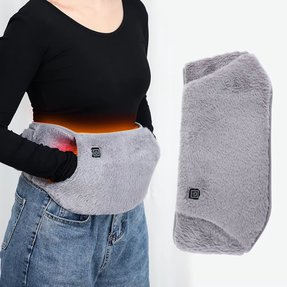 Graphene Waist Heating Pad Menstrual Period Care Electric Massage Belt ...