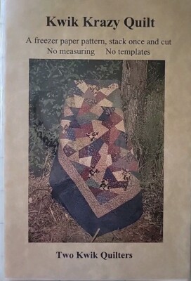 Kwik Krazy Quilt Pattern by Two Kwik Quilters | eBay