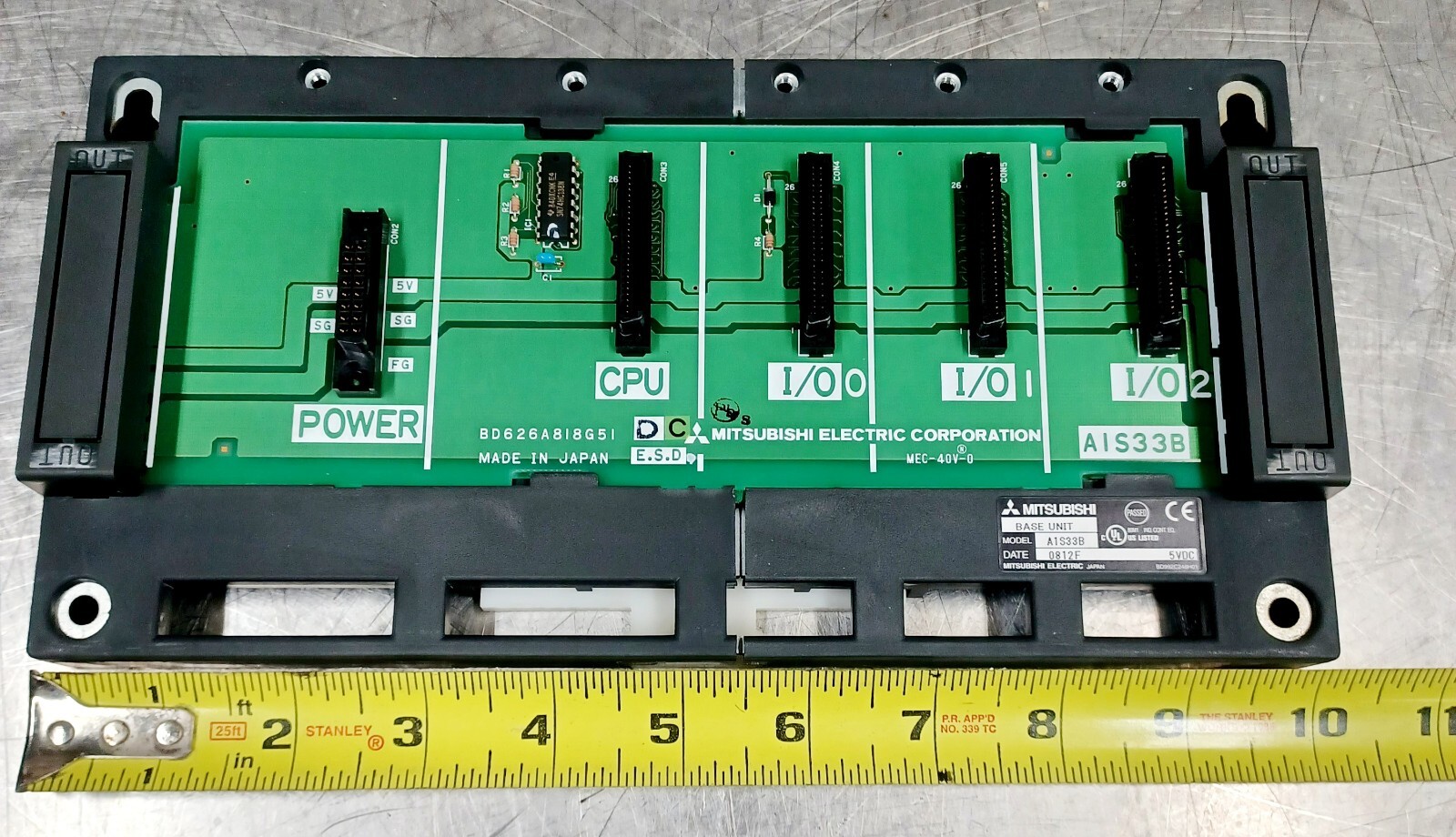 MITSUBISHI A1S33B PLC Base Rack Unit Programmable Logic Controller USA ...