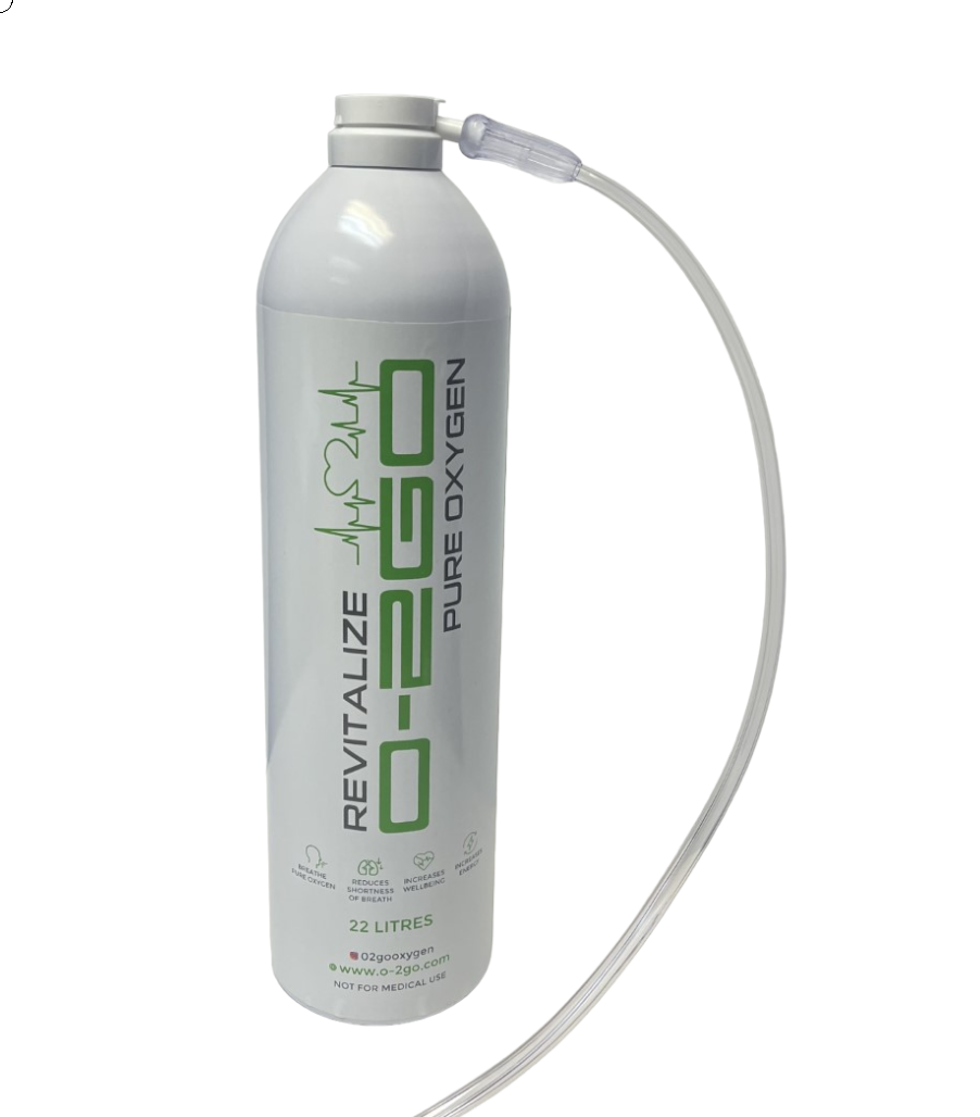 O2GO 3 X 18L Oxygen Can with Mask and Tube - 99.5% Pure Oxygen | eBay