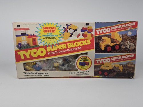 TYCO Super Blocks 74 Piece Deluxe Building Set Brand New Sealed | eBay